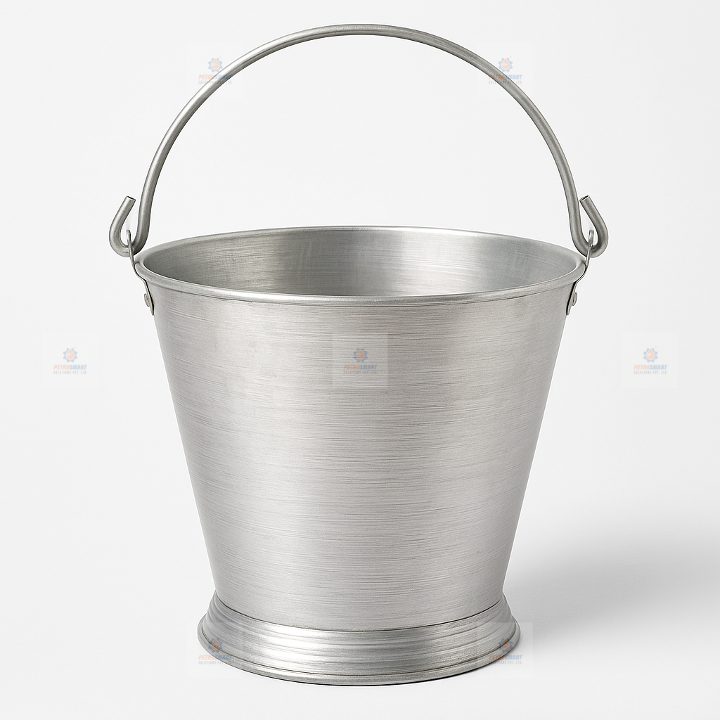 Heavy-Duty Aluminum Bucket – Petrosmart Solutions Private Limited