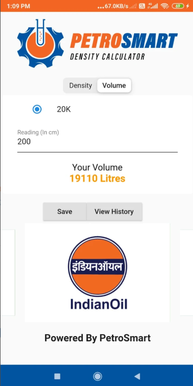 Fuel Density Calculator App (Free) – Petrosmart Solutions Private Limited