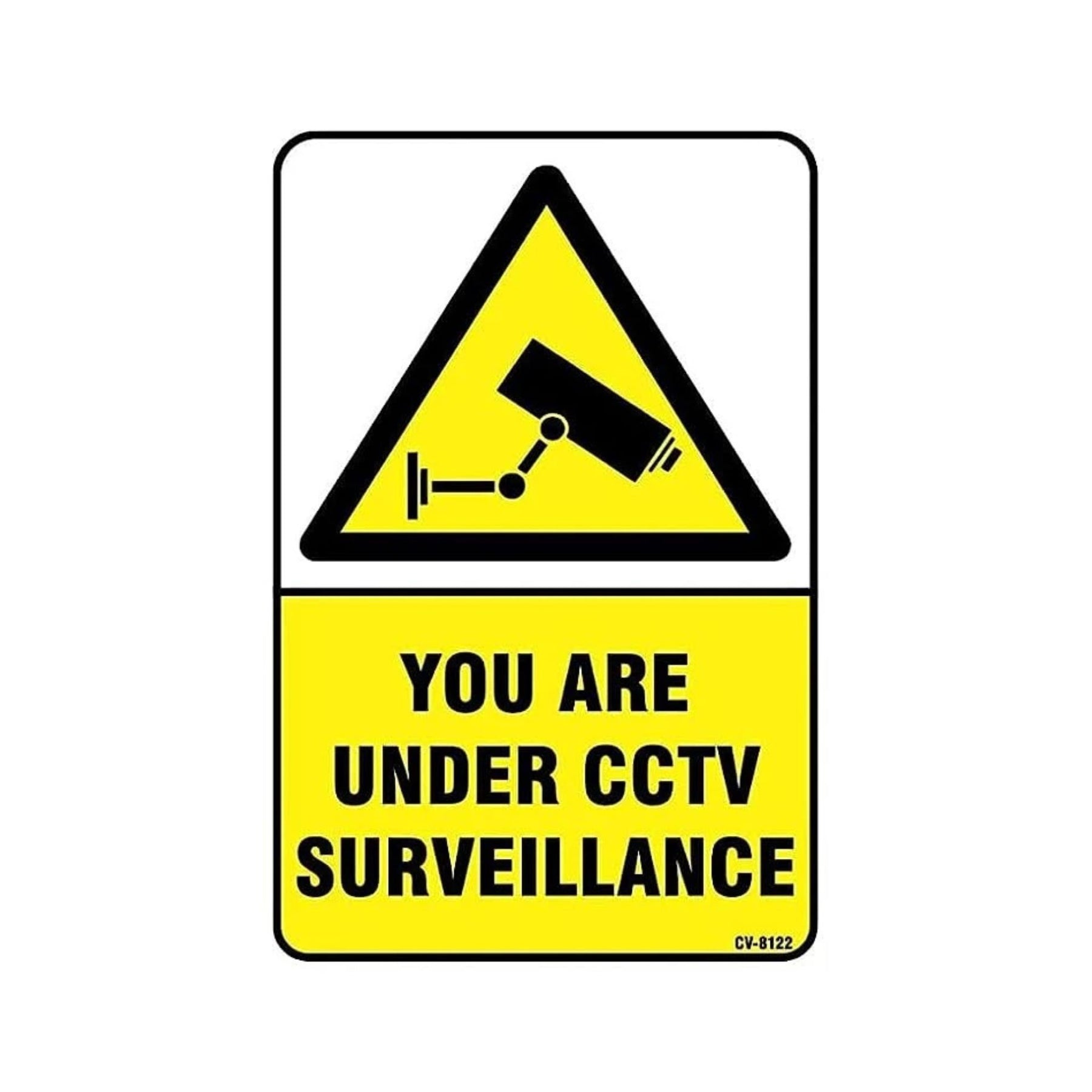CCTV sign Self Adhesive Vinyl Stickers – Petrosmart Solutions Private ...