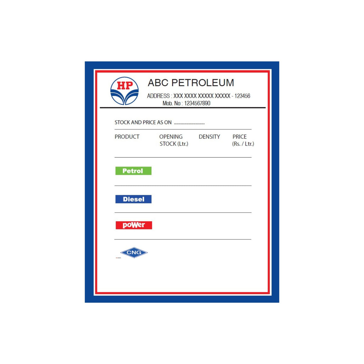 HPCL Petroleum Stock Board – Petrosmart Solutions Private Limited